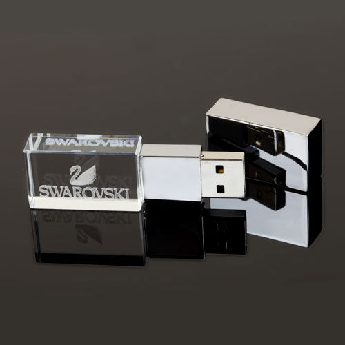Crystal USB Flash Drives | LED USB