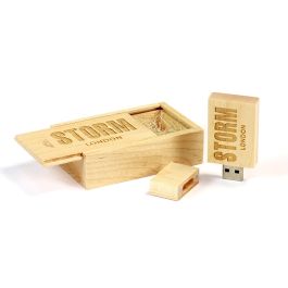 Wooden Slide Box | USB Packaging for Wood USB Sticks